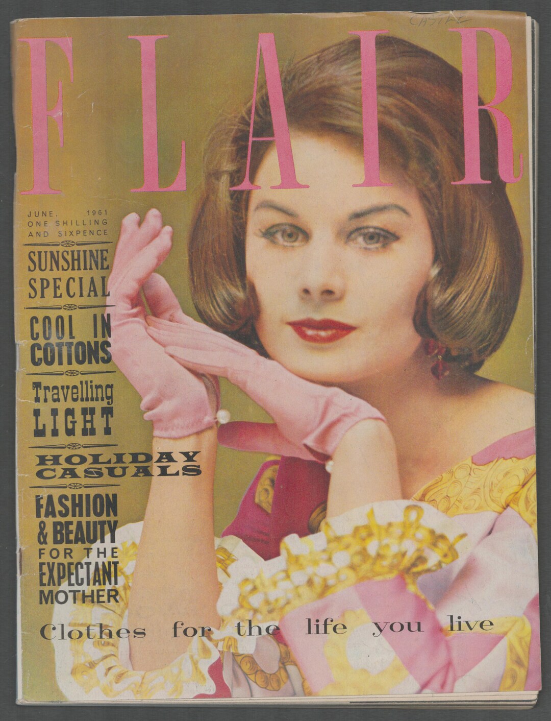 Flair June 1961 Original Rare Retro Vintage Fashion Magazine Birthday ...