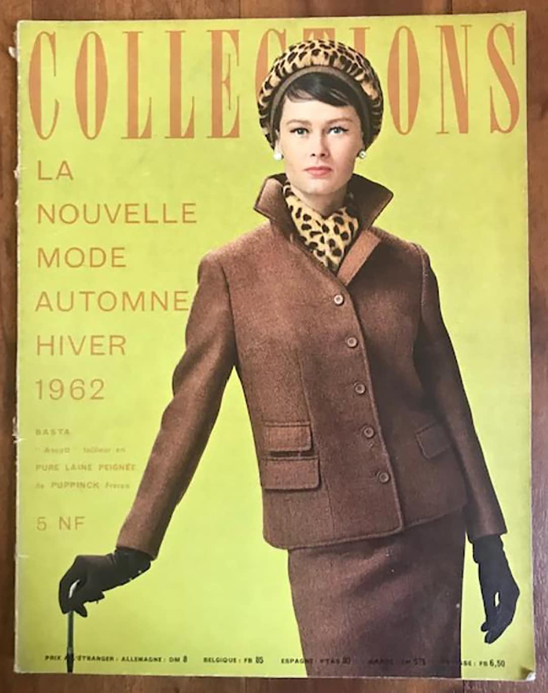 Collections Magazine New Fall Winter 1962 Paris French Foreign Original ...