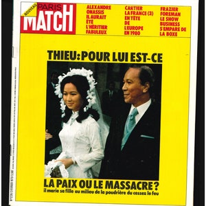 Paris Match Magazine Jan - Oct 1973 Original Vintage Magazine - Etsy