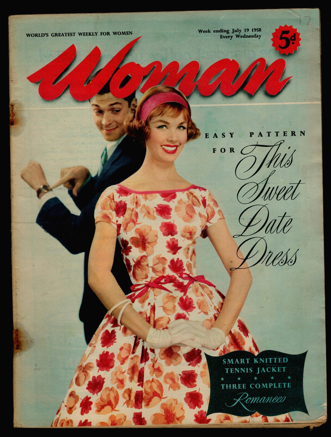 Woman July 19 1958 Original British Vintage Weekly Women Magazine ...