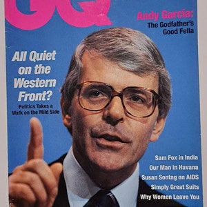 GQ UK 1991 Original Vintage Magazine - Etsy