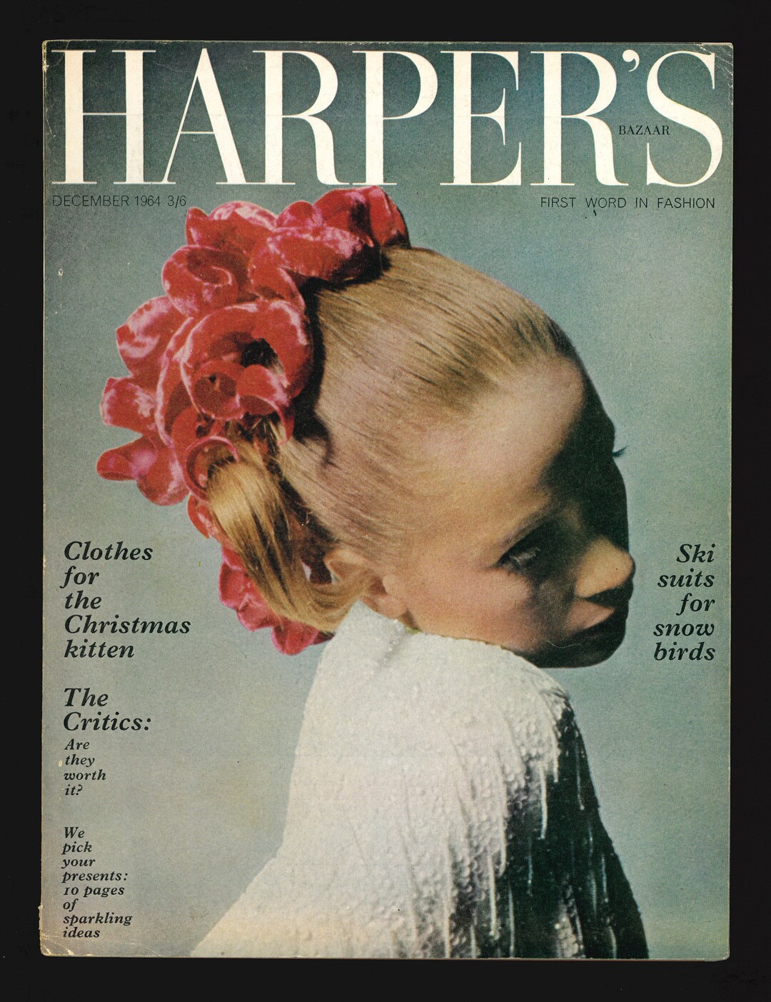 Harper's Bazaar UK Dec 1964 Original Vintage Rare Retro Fashion ...