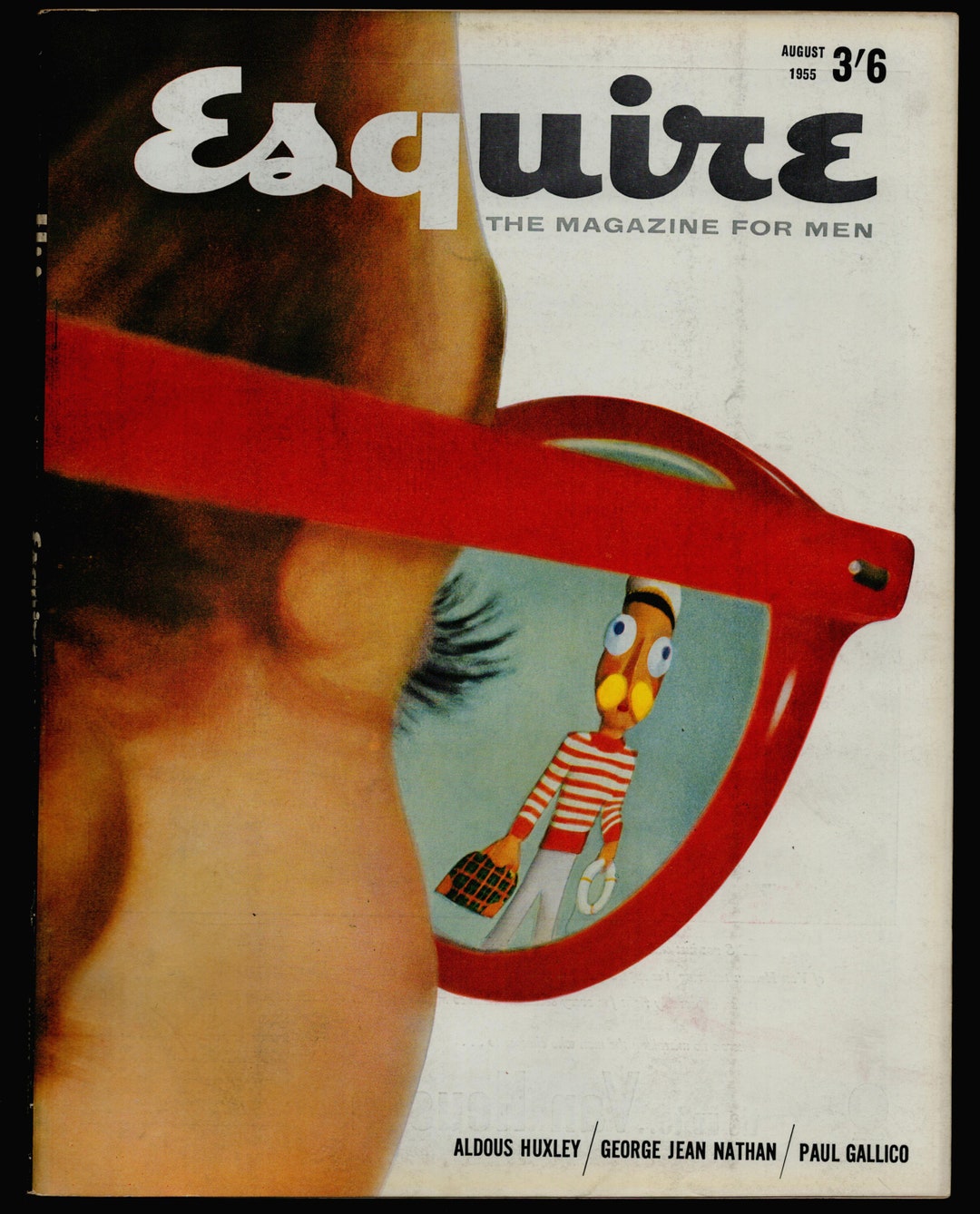 Esquire Aug 1955 Men Fashion Magazine Aldous Huxley, Ray Bradbury, Petty Girl, Fashion - Etsy