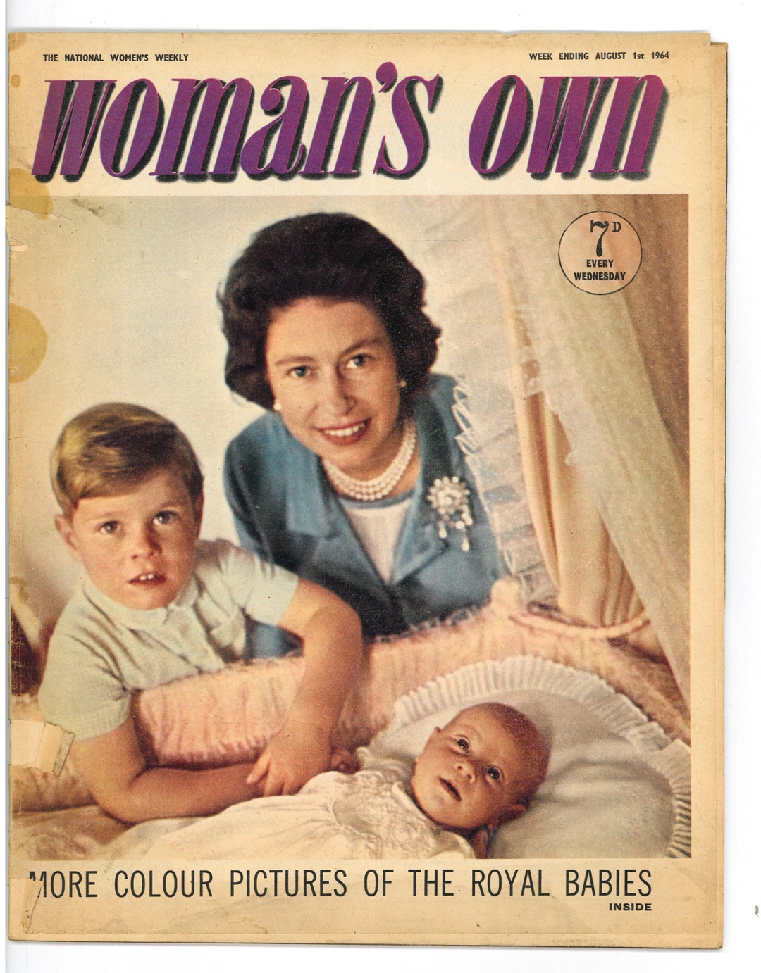 Woman's Own Aug 1 1964 Original British Vintage Weekly Women Magazine ...