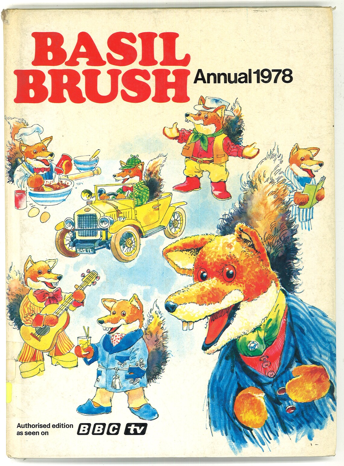 Basil Brush Annual Book 1978 Red Fox BBC TV British Childrens - Etsy UK