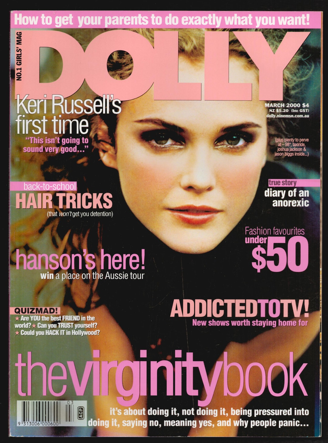 Dolly US March 2000 Original American Teen Age Girl Magazine Gift ...