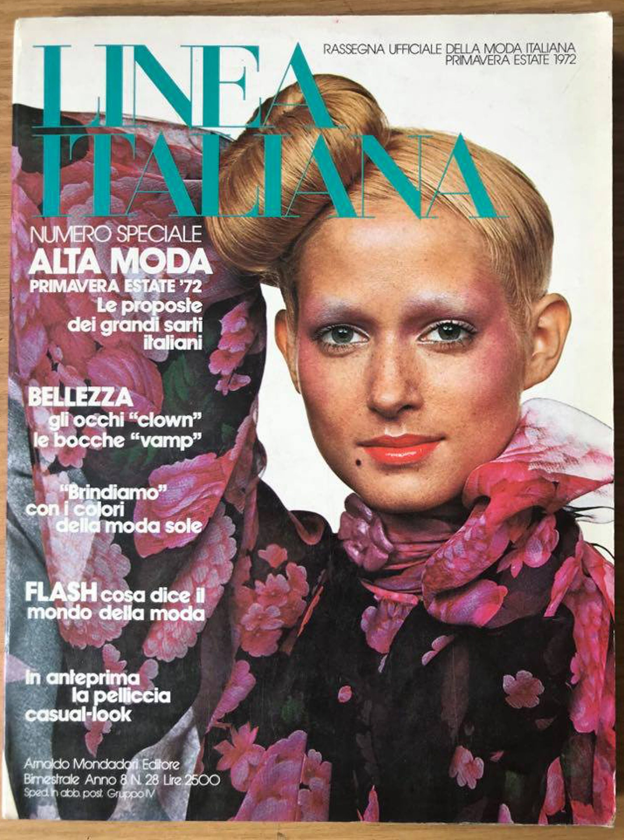 Linea Italiana Bimestrale Anno 8 No 28 Alta Moda 1972 Arnoldo Mondadori ...