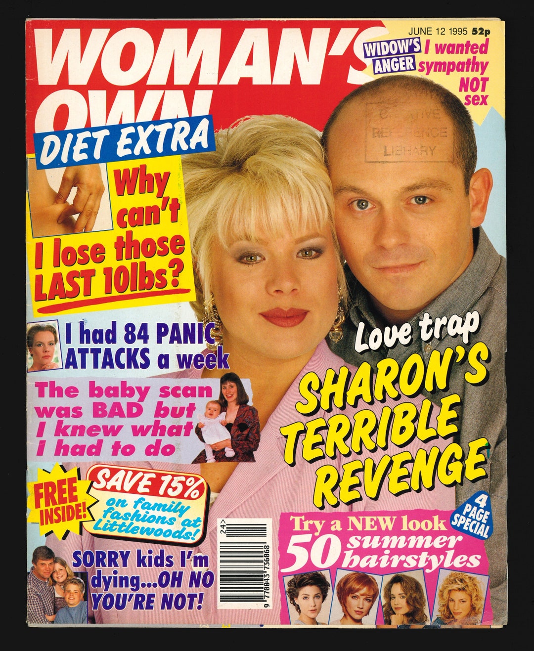 Woman's Own June 12 1995 Original British Vintage Weekly Women Magazine ...