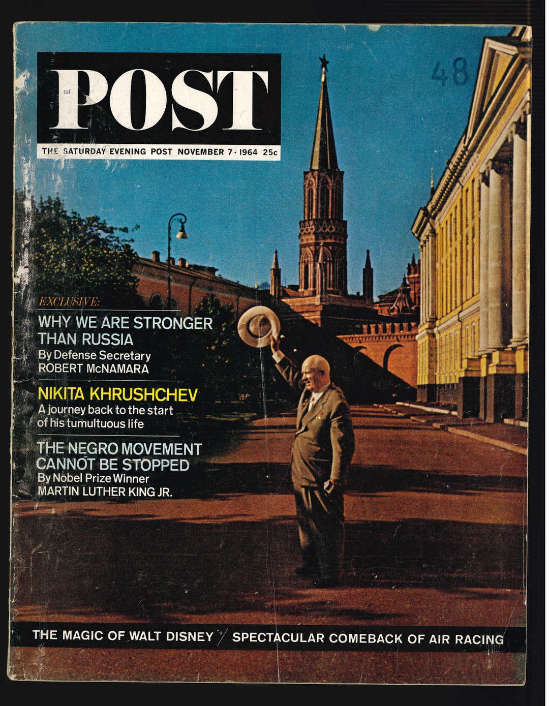 Saturday Evening Post Nov - Dec 1964 Full Magazine 60th Birthday - Etsy