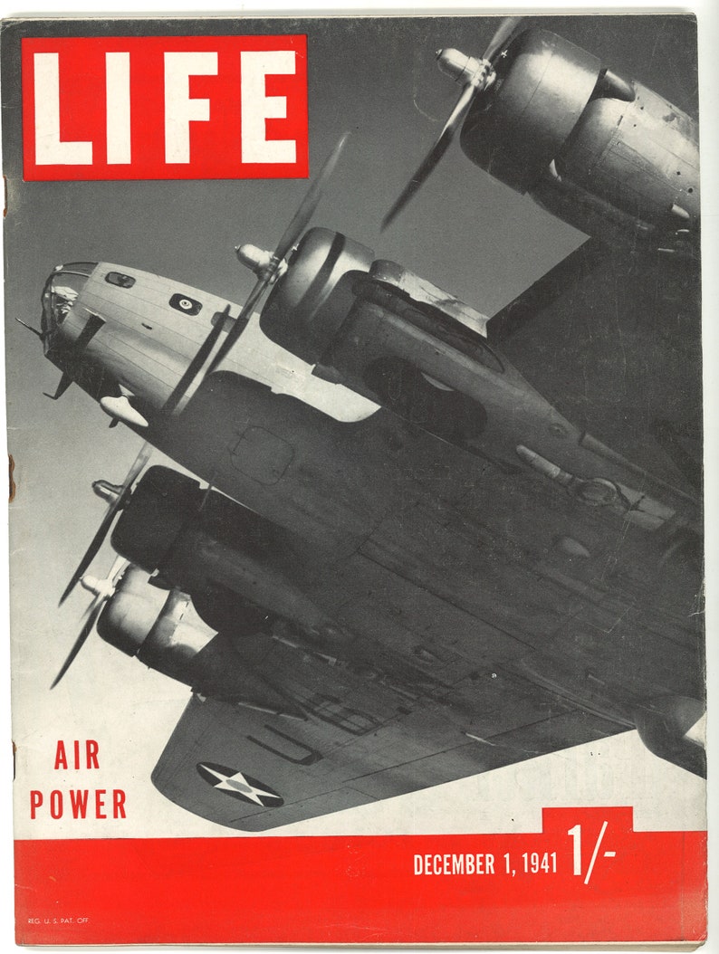 Life US Vol 11 No 22 Dec 1 1941 American Original Vintage - Etsy UK
