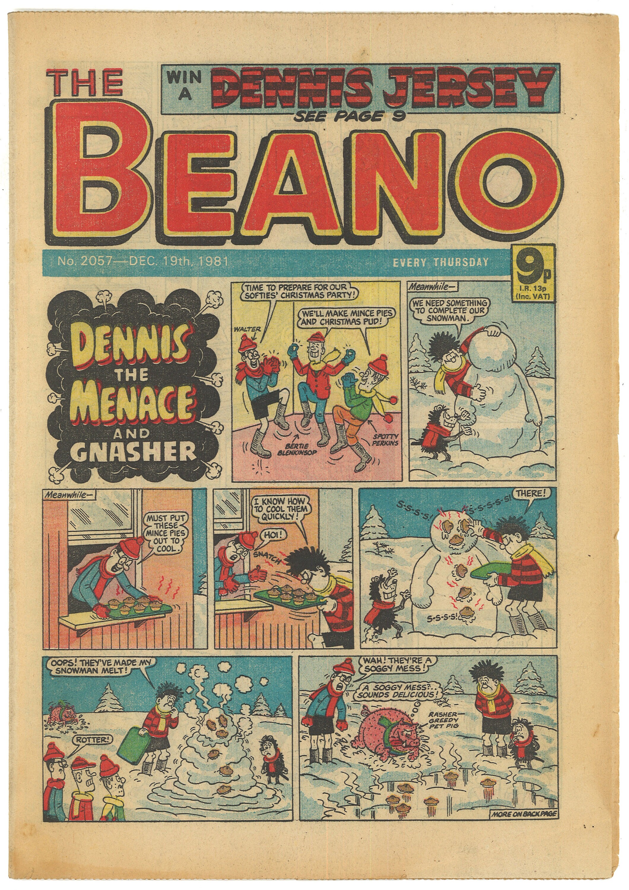 Beano No 2057 Dec 19 1981 UK Original British Vintage Comics - Etsy UK