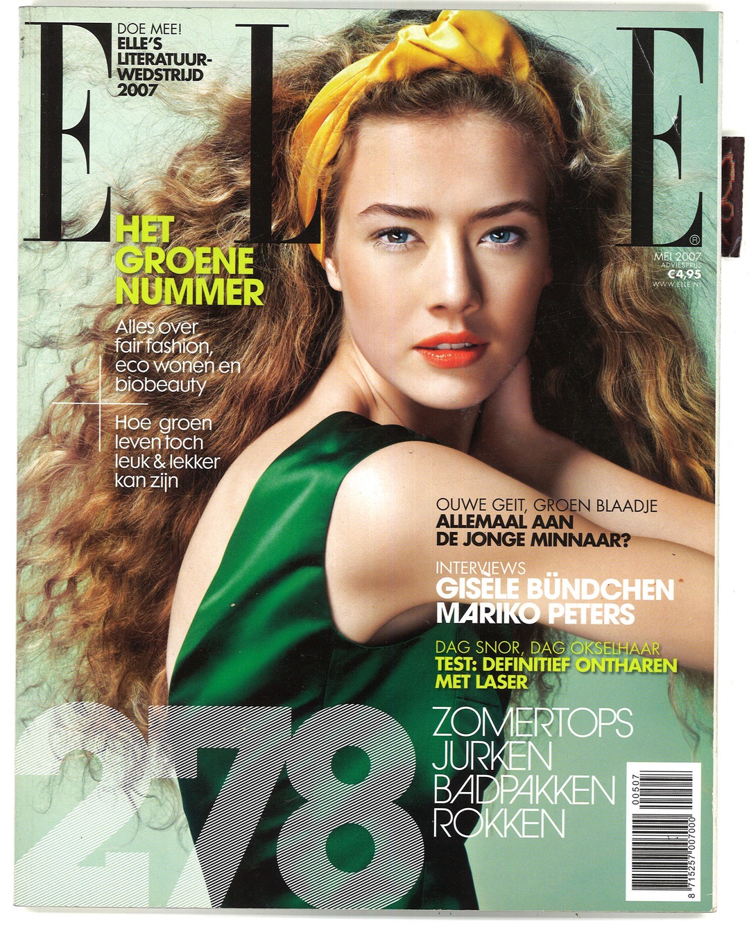 Elle May 2007 Dutch Foreign Original Fashion Magazine Gift Present ...