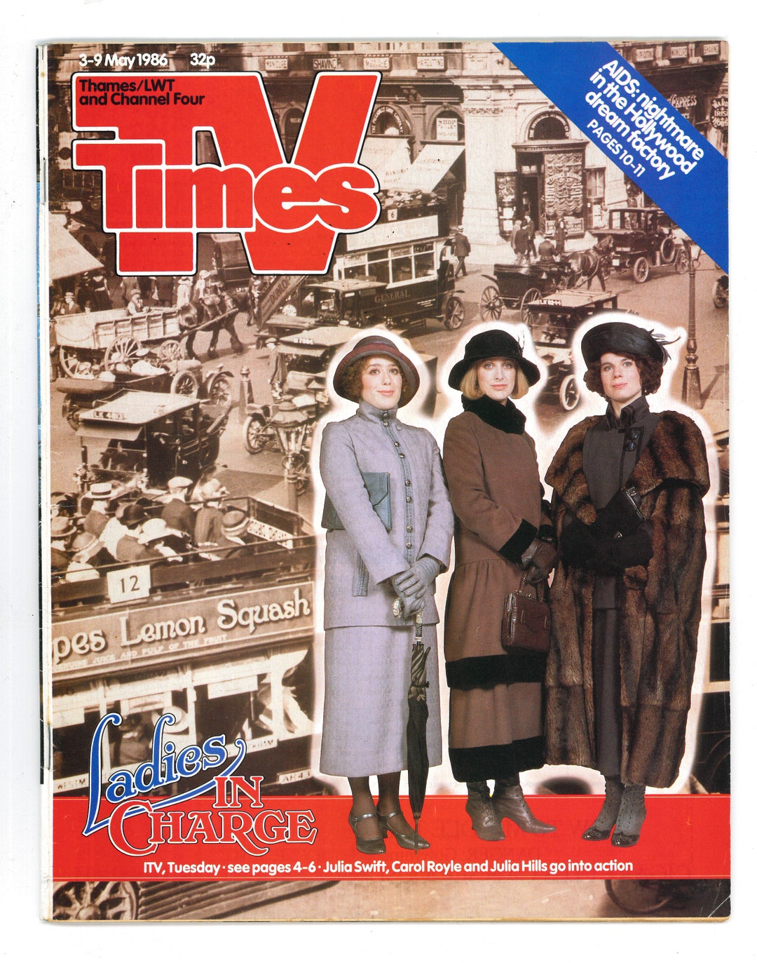 TV Times Thames LWT Magazine May 3-9 1986 Ladies in Charge Julia Swift ...