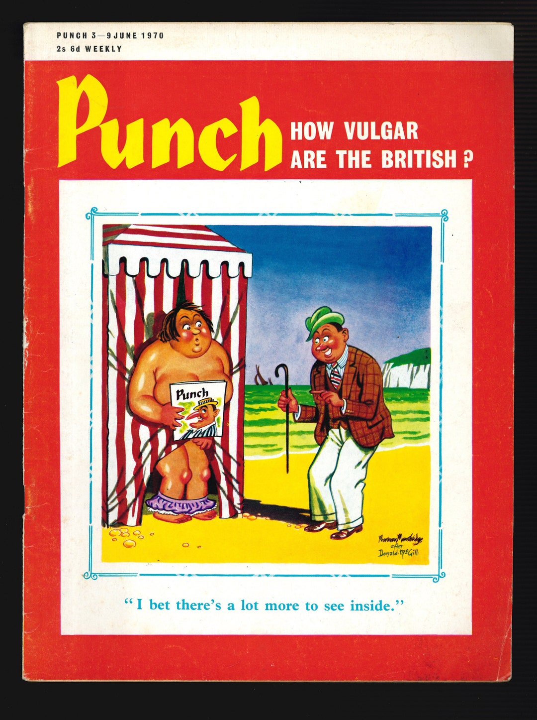 Punch June 1970 Bundle of 4 Copies Vintage Original Satire Magazine - Etsy