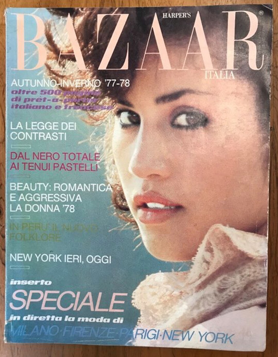 Harpers Bazaar Italia No 7/8 July-aug 1977 Foreign Original Vintage ...