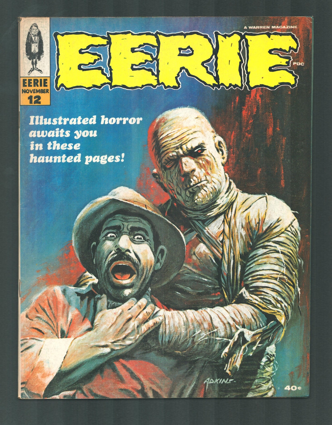 Eerie No 12 Nov 1967 Warren Horror Comic - Etsy