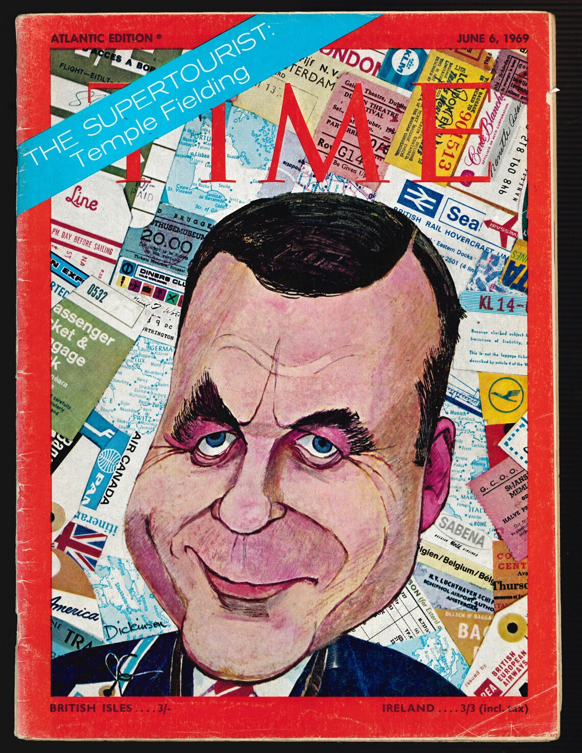 Time June 6 1969 - the Supertourist - Etsy