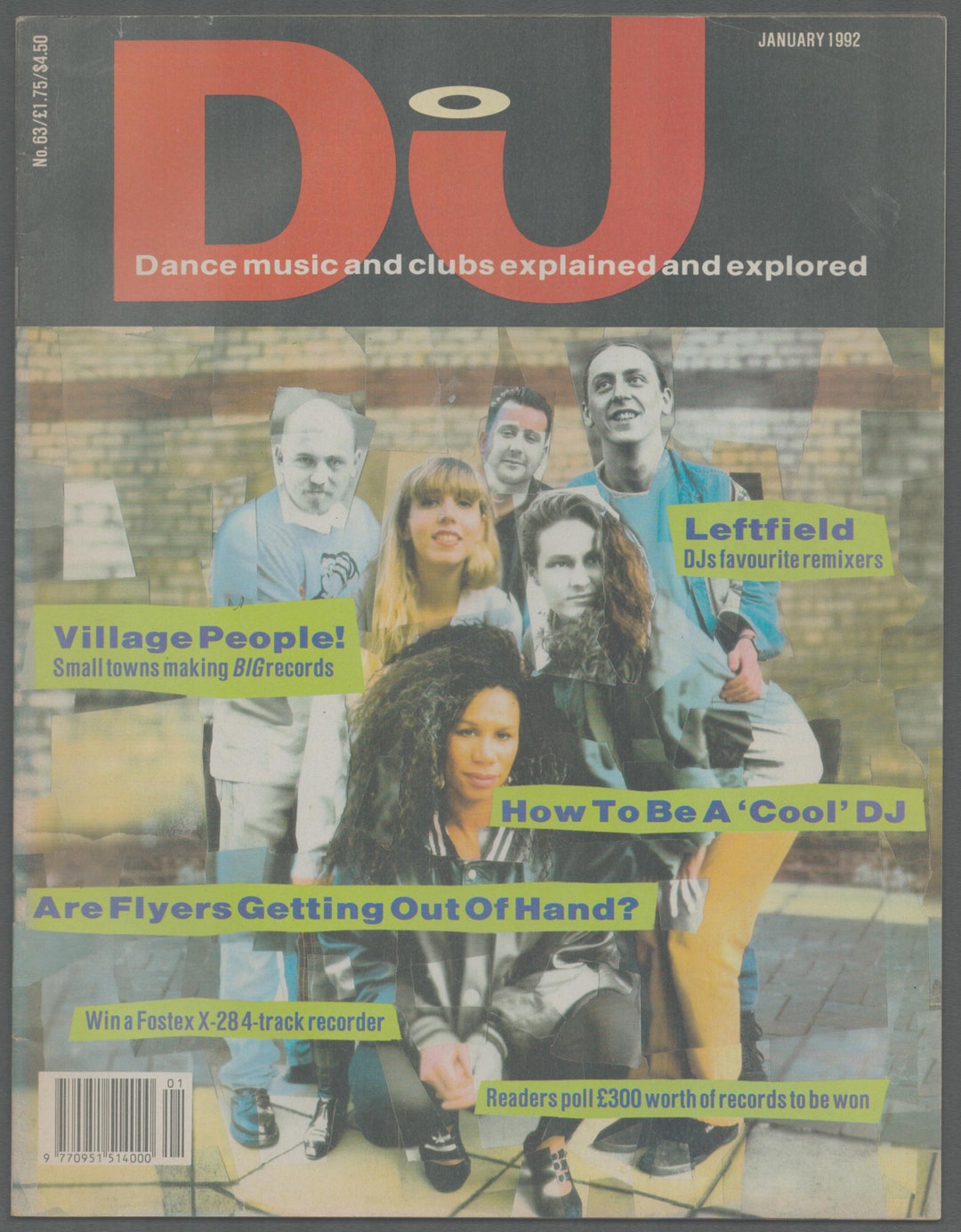 DJ Magazine Jan 1992 Dance Music and Clubs - Etsy