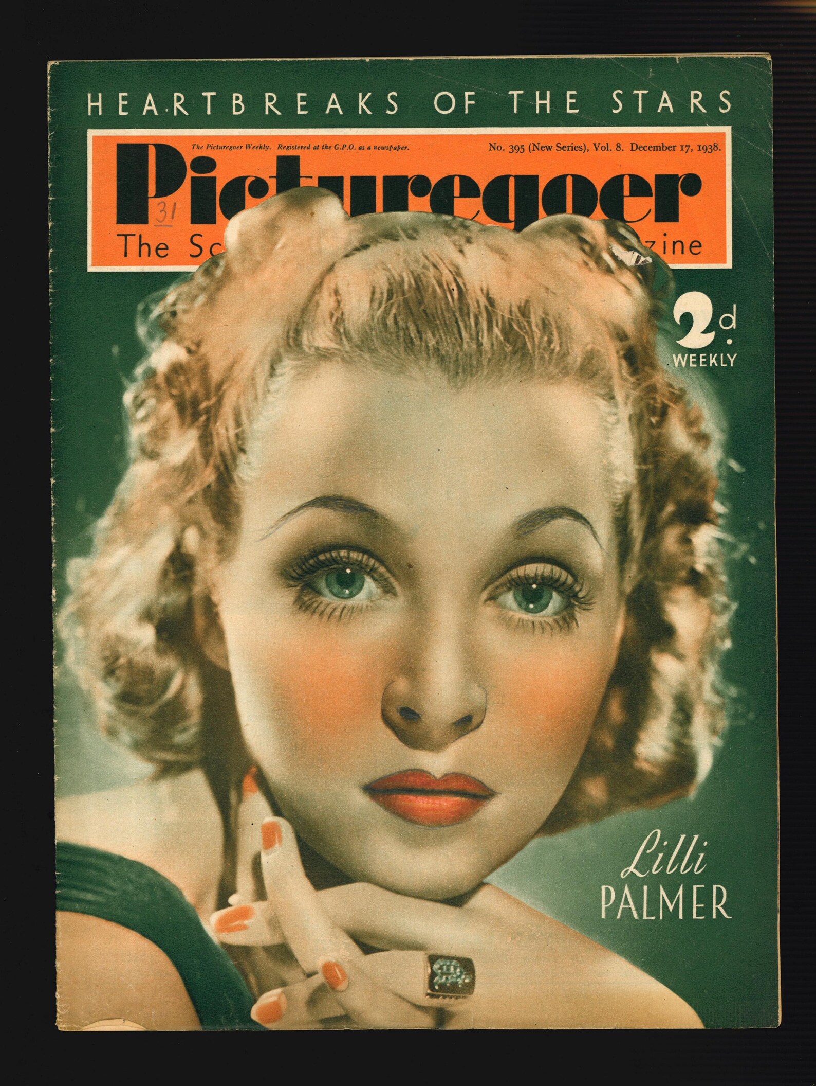 Picturegoer Film Movie Cinema Hollywood Dec 1938 Original Vintage ...