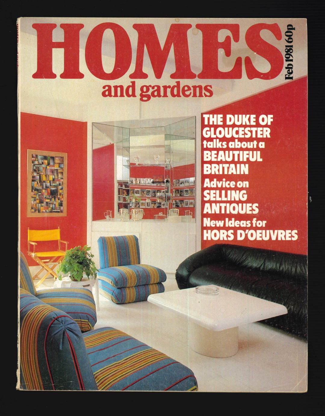 Homes and Gardens UK 1981 Original Vintage Interior Magazine - Etsy