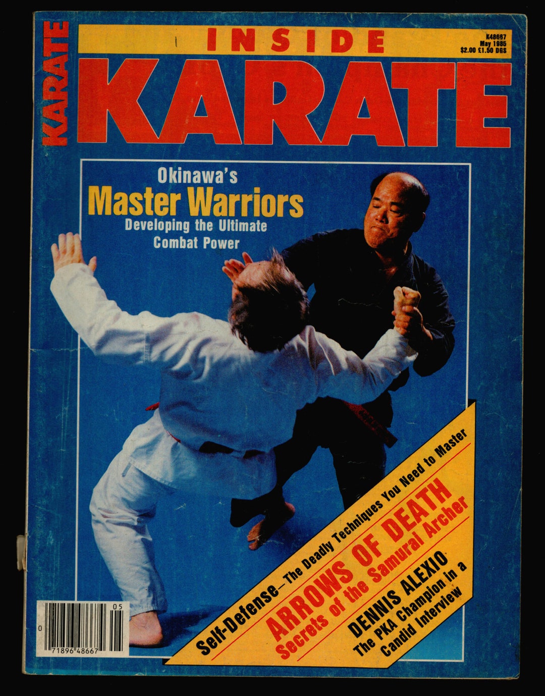 Inside Karate Magazine May 1985 Okinawa's Master Warriors - Etsy