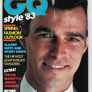 GQ US 1983 and 1984 Original Vintage Magazine - Etsy