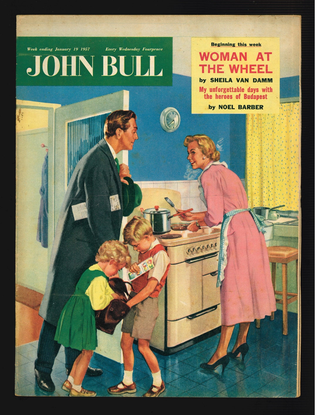 JOHN BULL JAN 19 1957 British Original Vintage Rare Magazine - Etsy