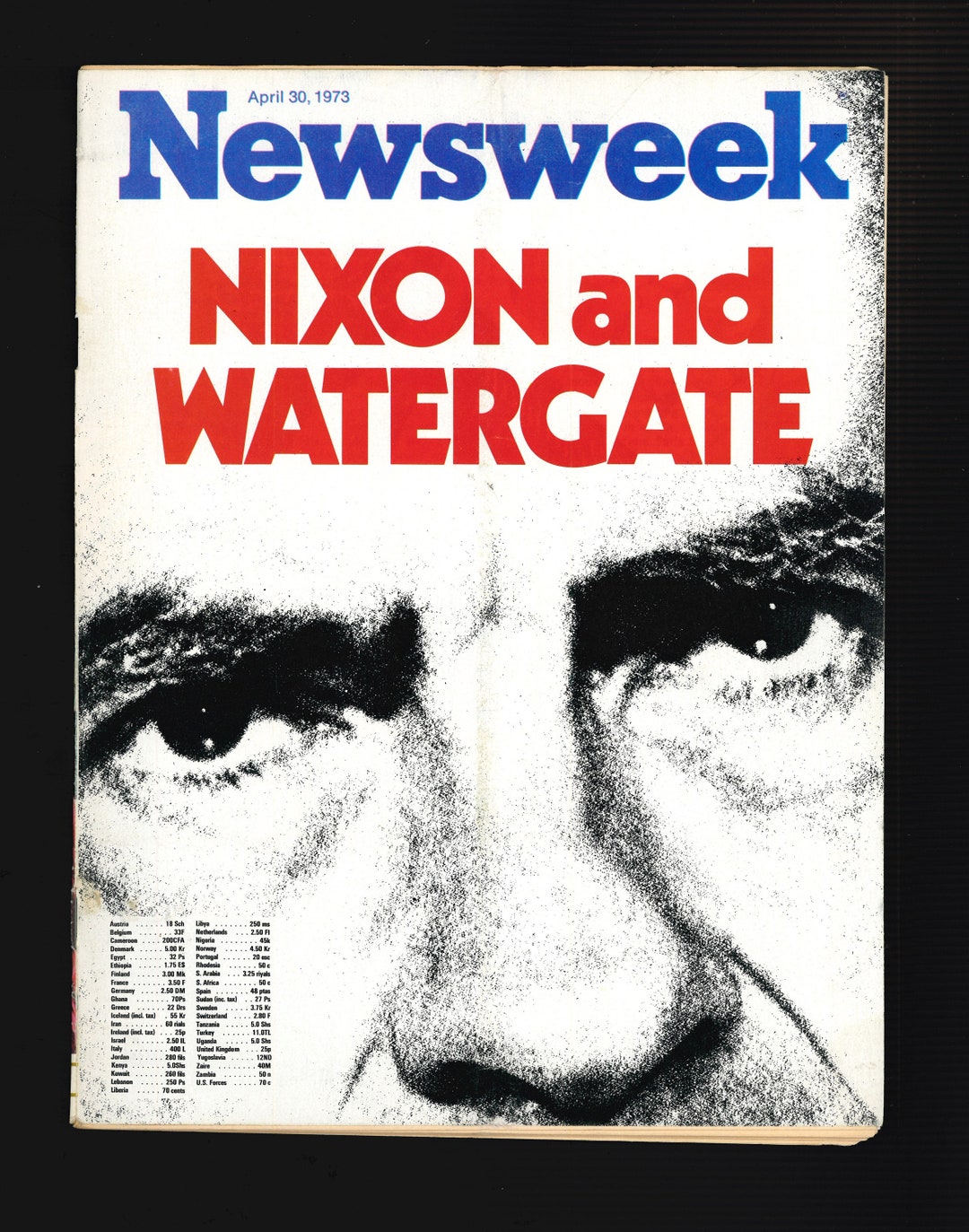 Newsweek April 30 1973 Original Vintage Magazine Nixon and Watergate - Etsy