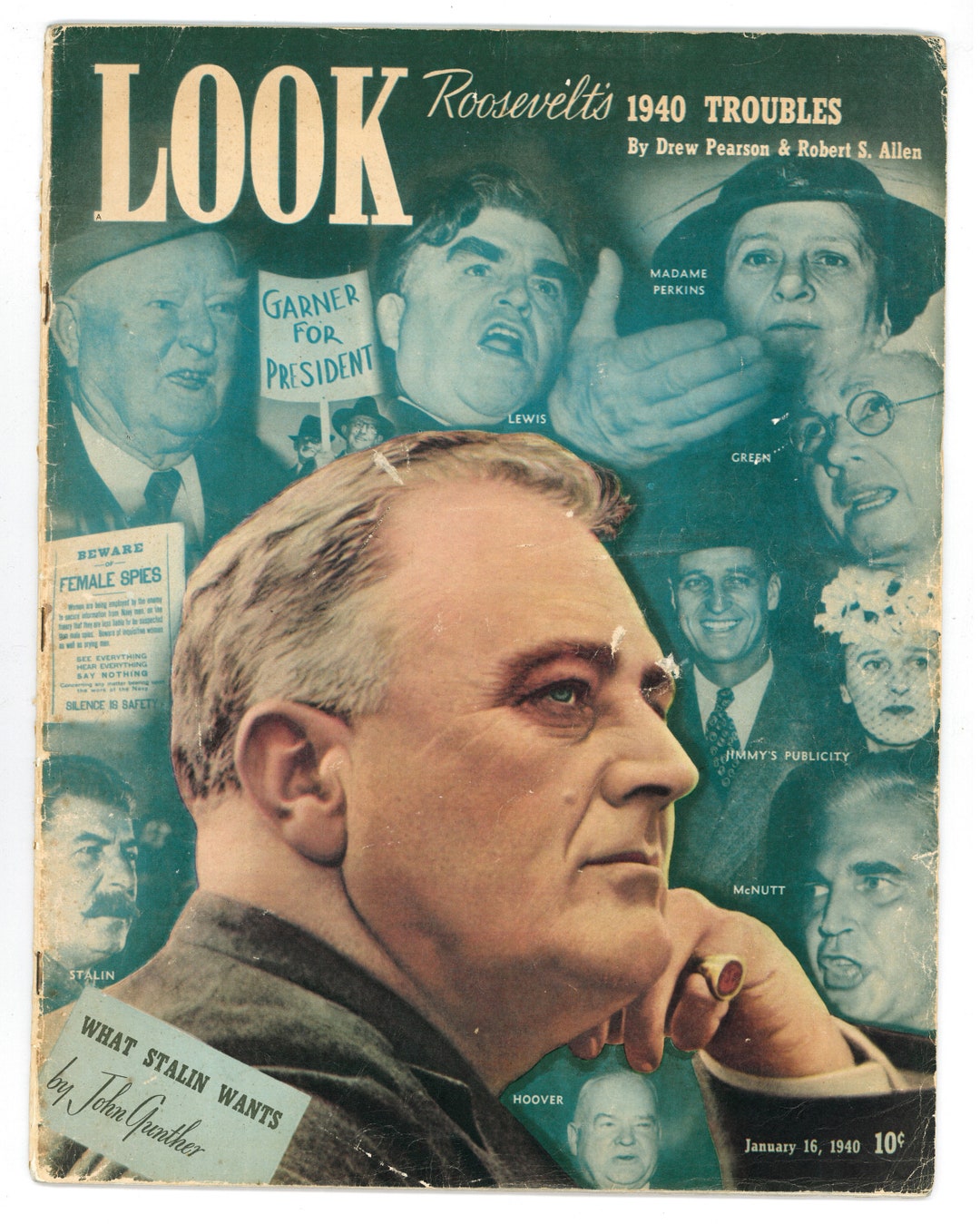 Look 1940 Jan May Issues Original Vintage Magazine - Etsy
