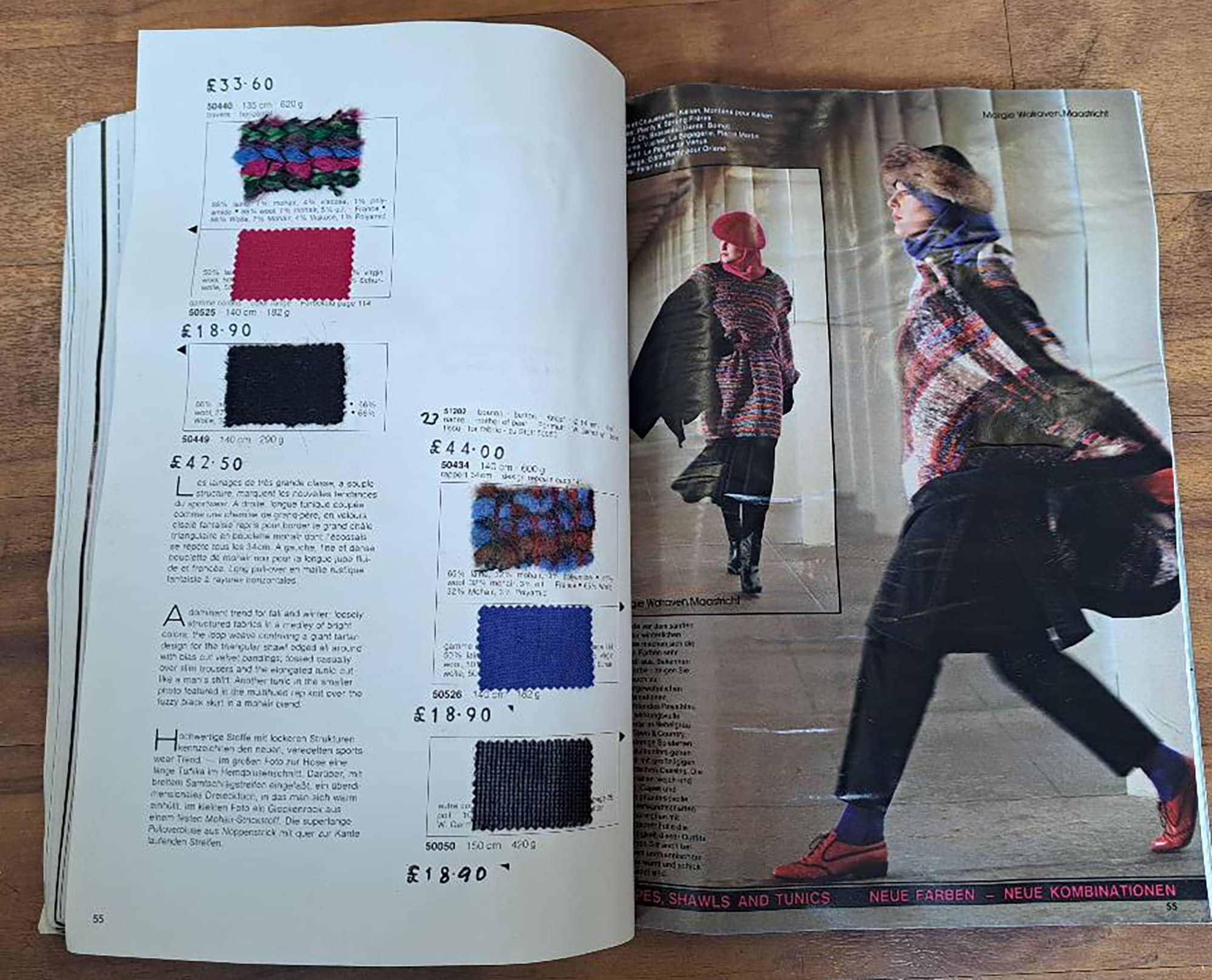 Elegance 1982-83 Paris Trade Textile Catalogue Original Vintage Fashion ...