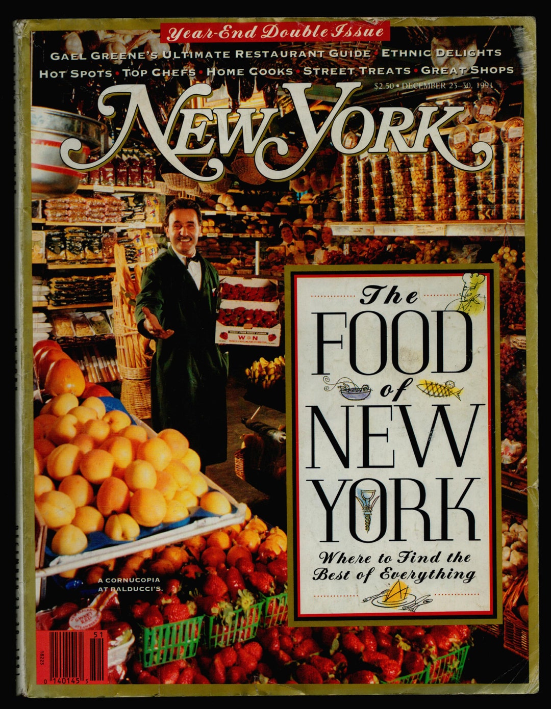 New York Magazine Dec 23-30 1991 Food of New York - Etsy