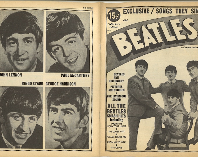 The Beatles Original Vintage Magazine Collector's Edition No 1 1964 ...