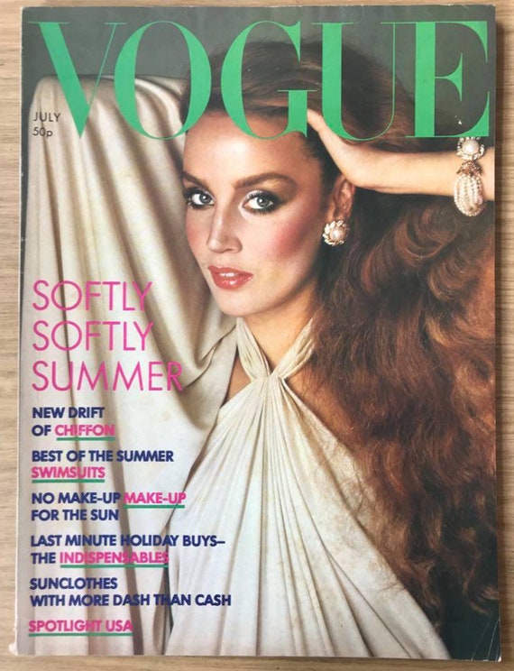 Vogue UK July 1976 British Original Vintage Fashion Magazine | Etsy