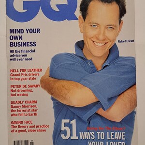 GQ UK 1991 Original Vintage Magazine - Etsy