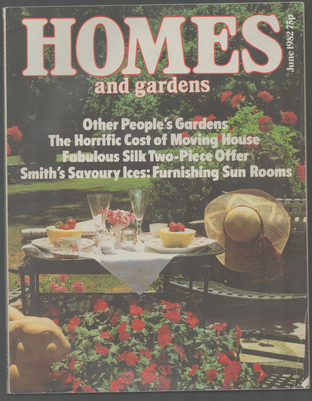 Homes & Gardens UK June 1982 British House Decoration Furnishing ...