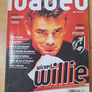 Loaded Magazine Nov 1995 Will Carling Keith Richards Chuck Norris Harry ...