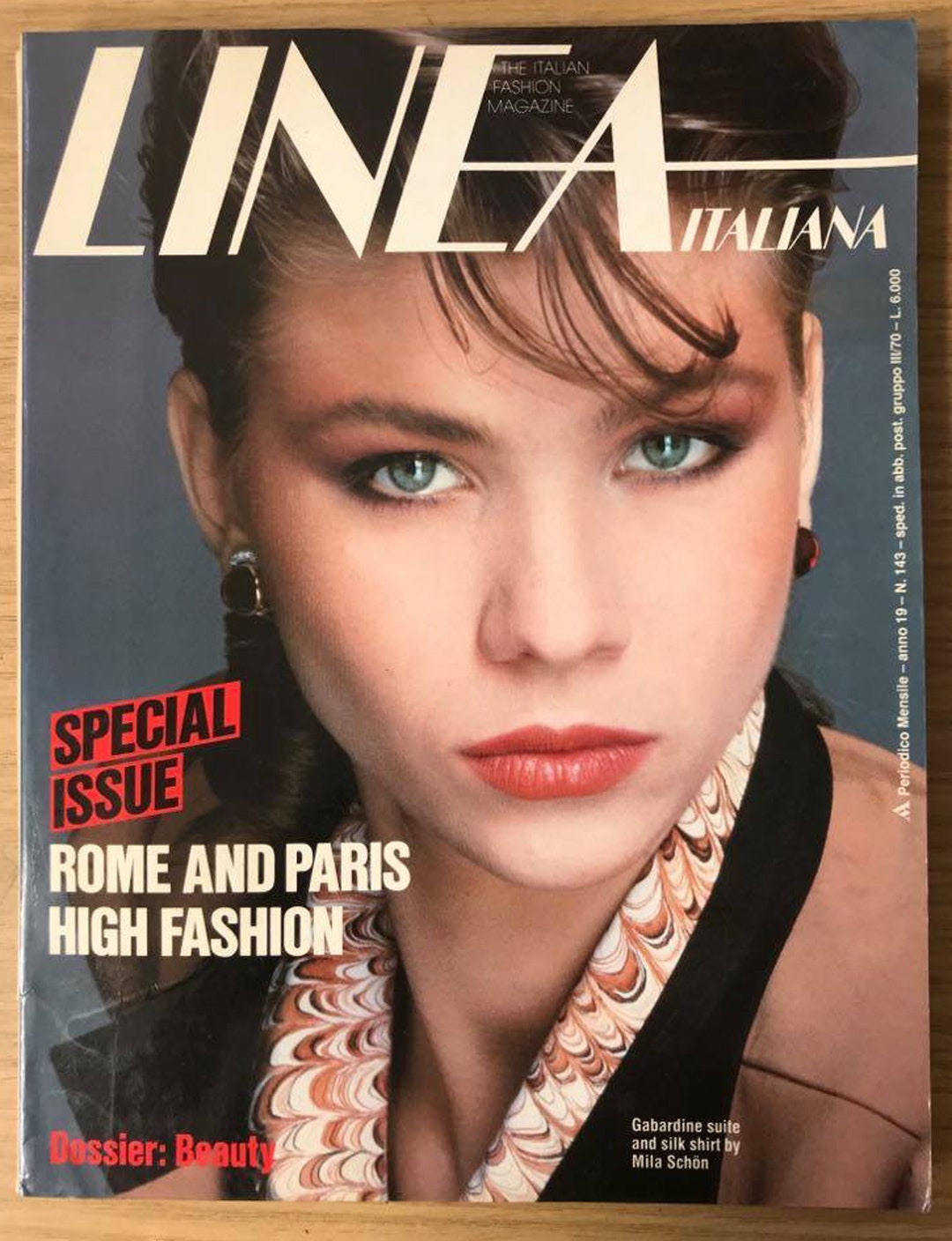 Linea Italiana Periodico Mensile Anno 19 No 143 March 1983 Arnoldo ...