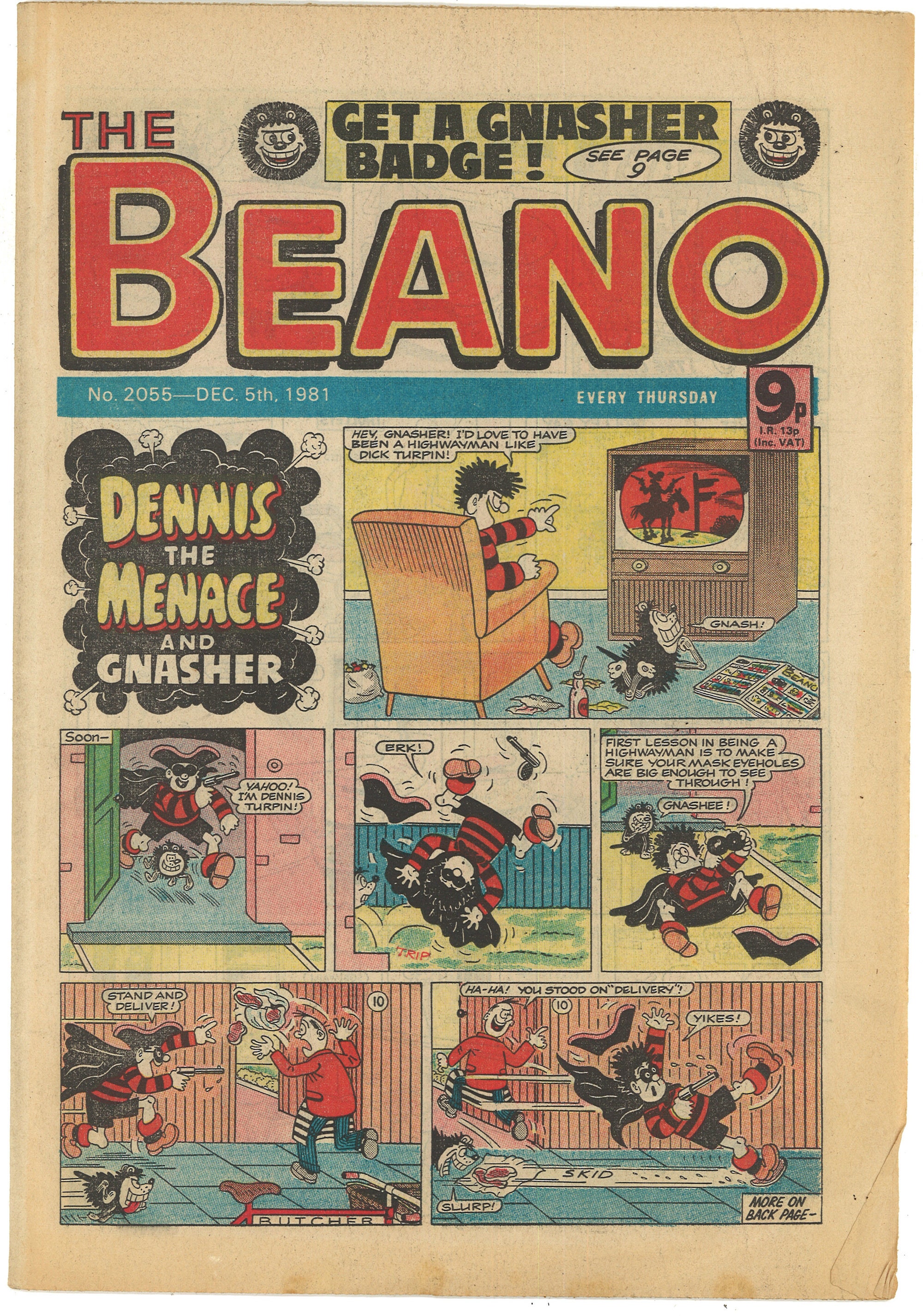 Beano No 2055 Dec 5 1981 UK Original British Vintage Comics - Etsy UK
