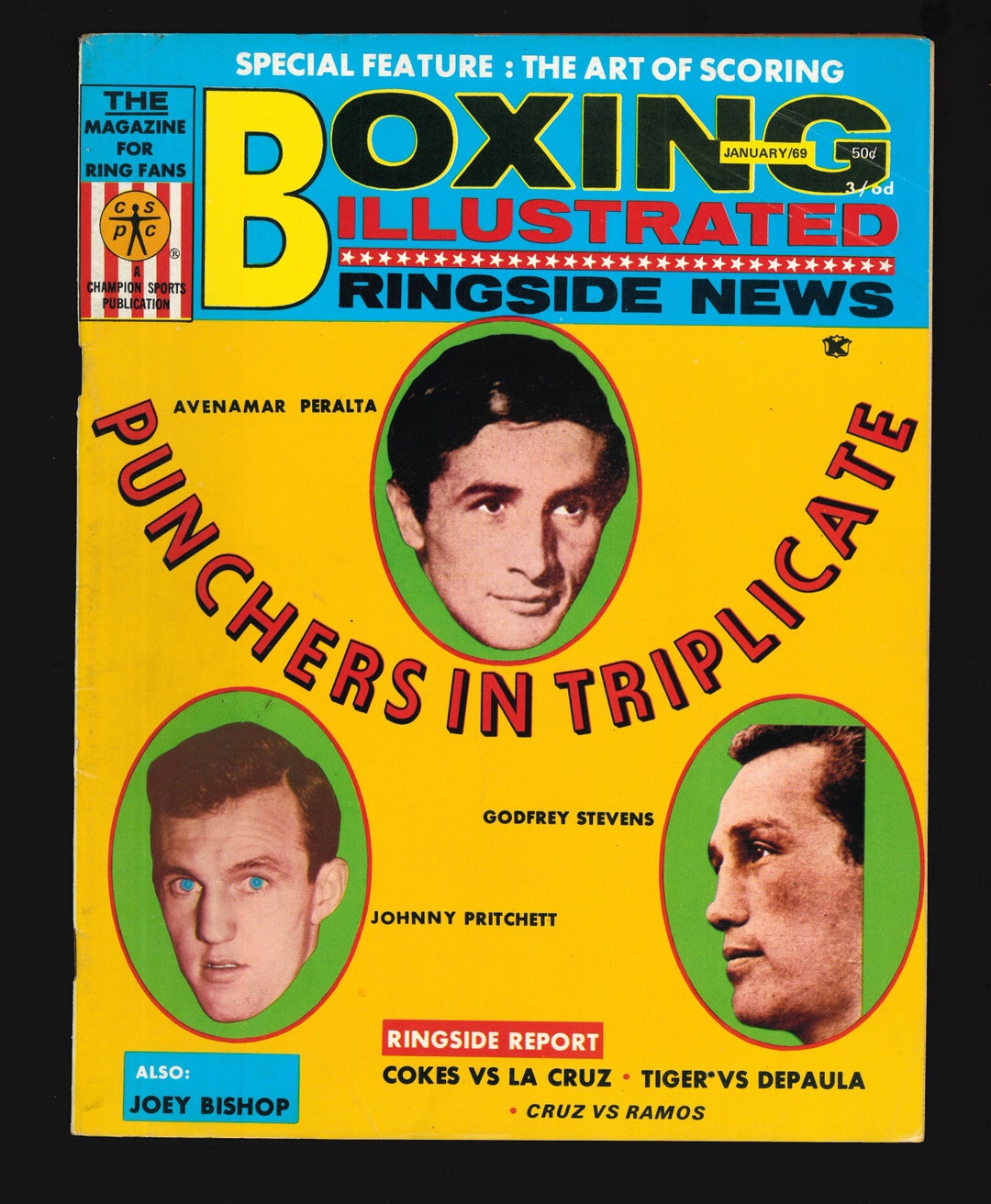 Boxing Illustrated 1969 Original Vintage Retro Magazine - Etsy