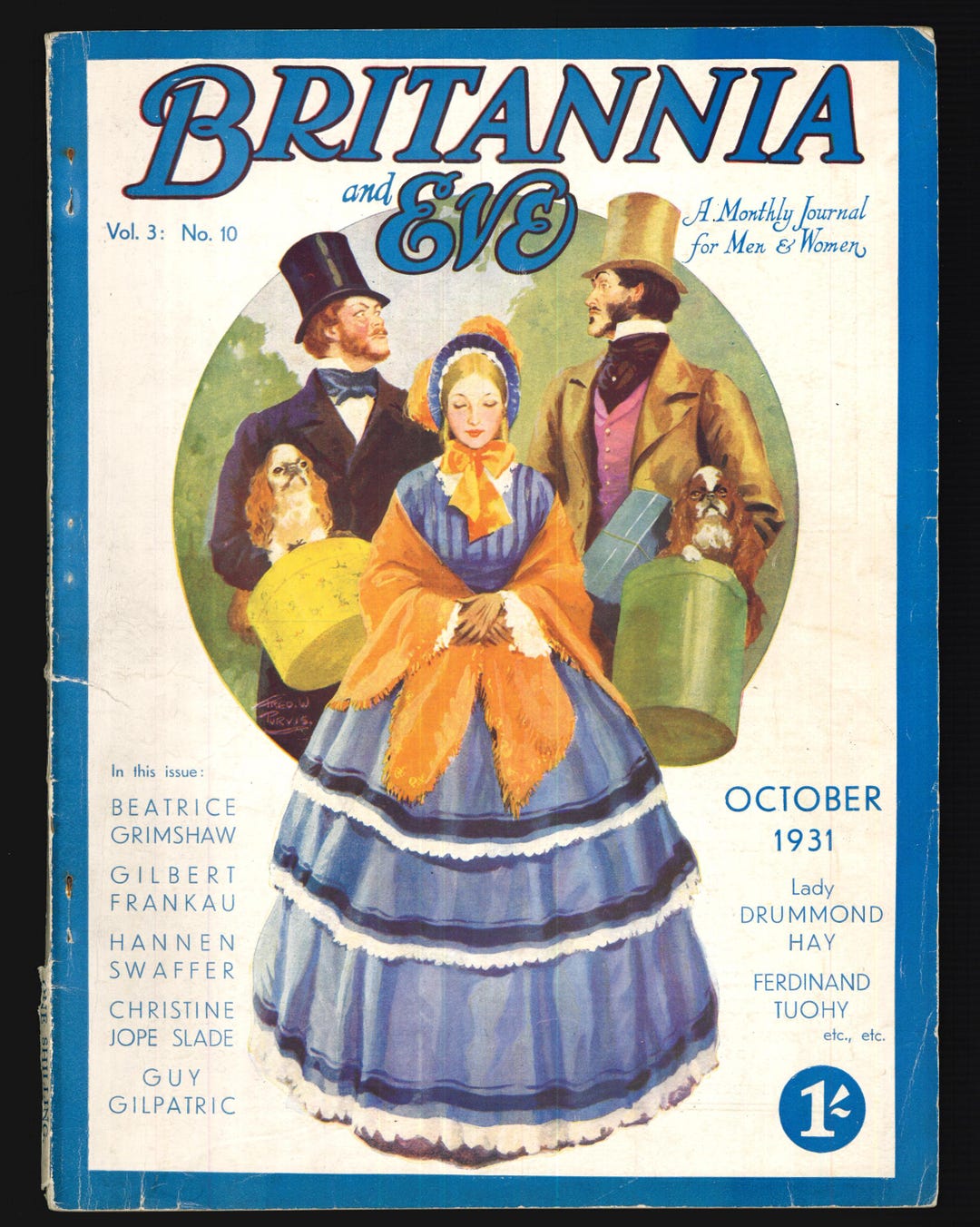 Britannia and Eve British 1930's Back Issues Original Vintage Fashion ...