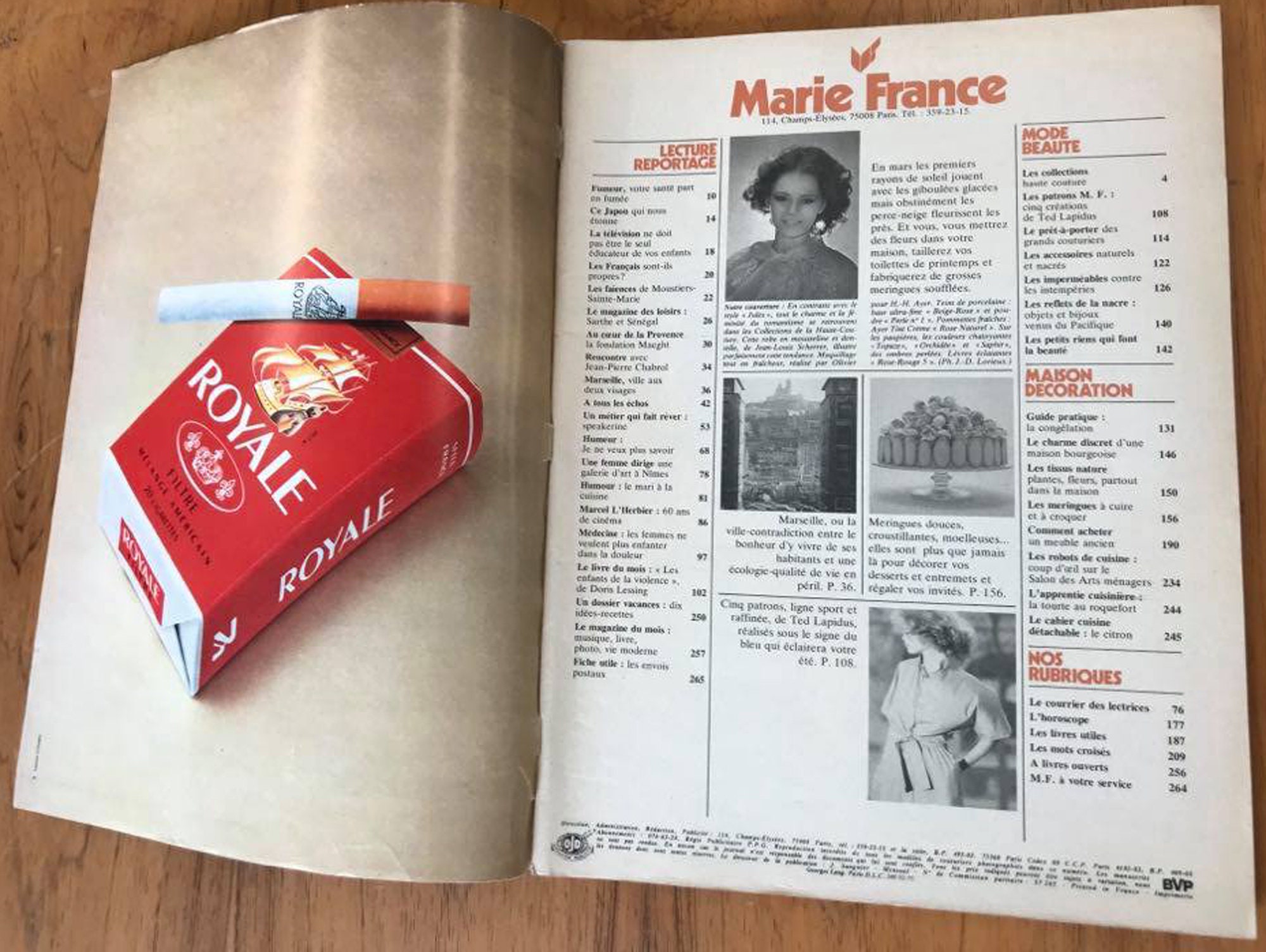 Marie France March 1978 Foreign Edition Original Vintage | Etsy