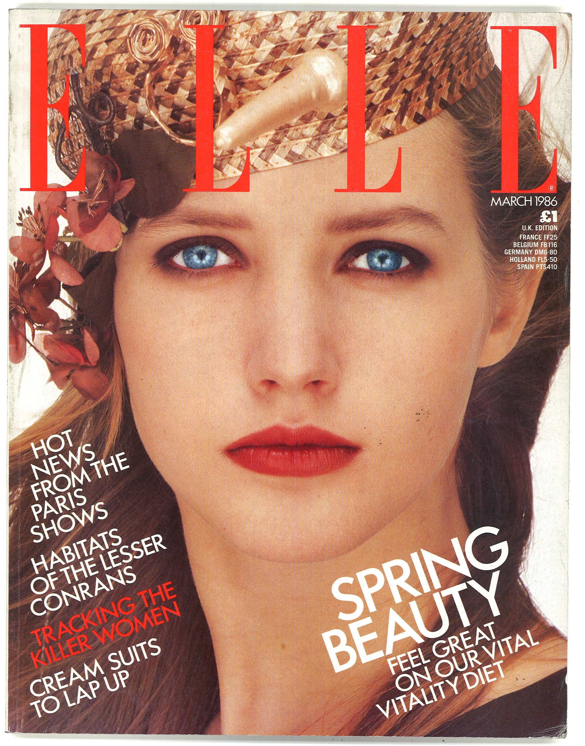 Elle UK Edition March 1986 British Original Vintage Fashion | Etsy