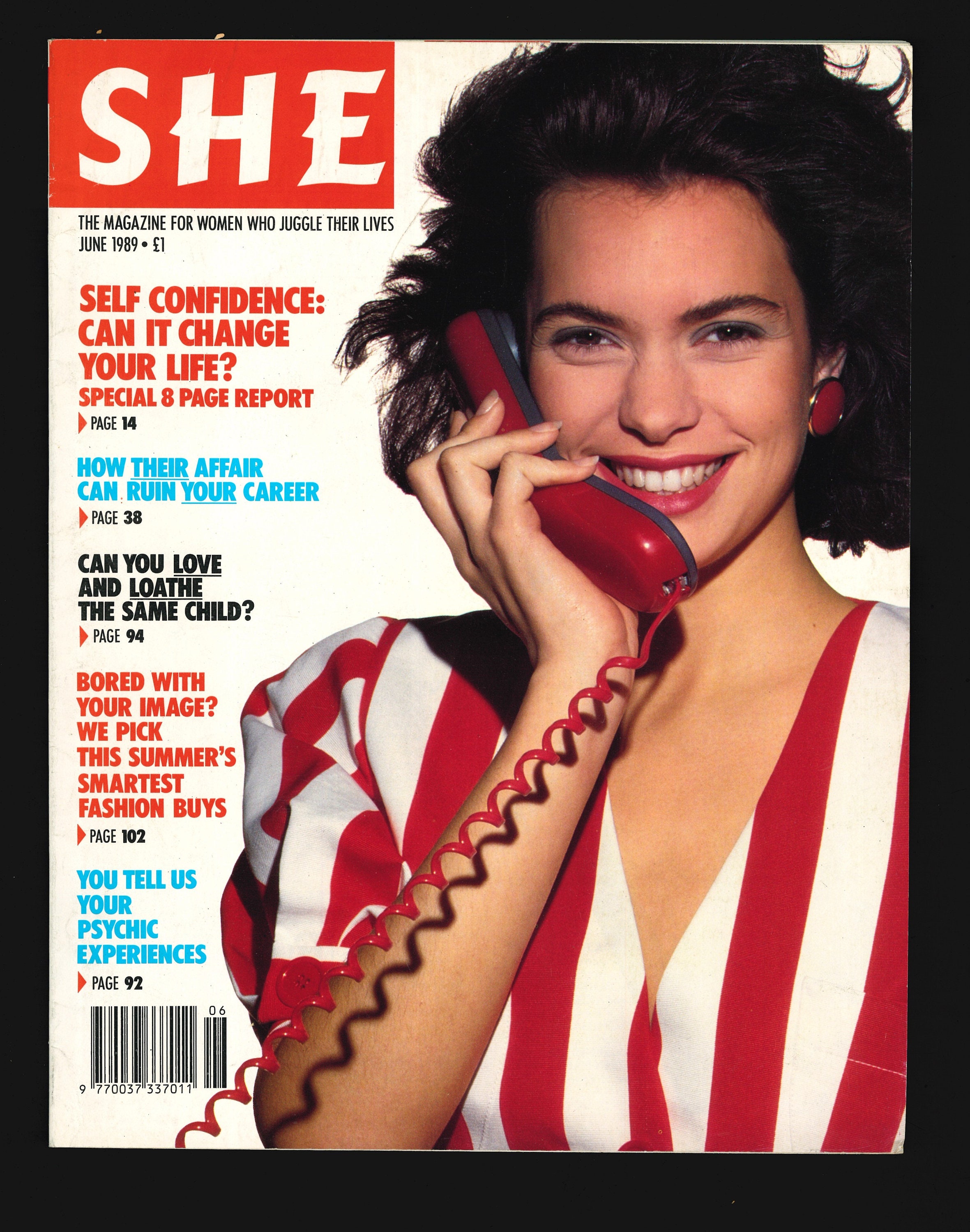 She UK 1984 - 1989 Original British Vintage Fashion & Beauty Magazine ...