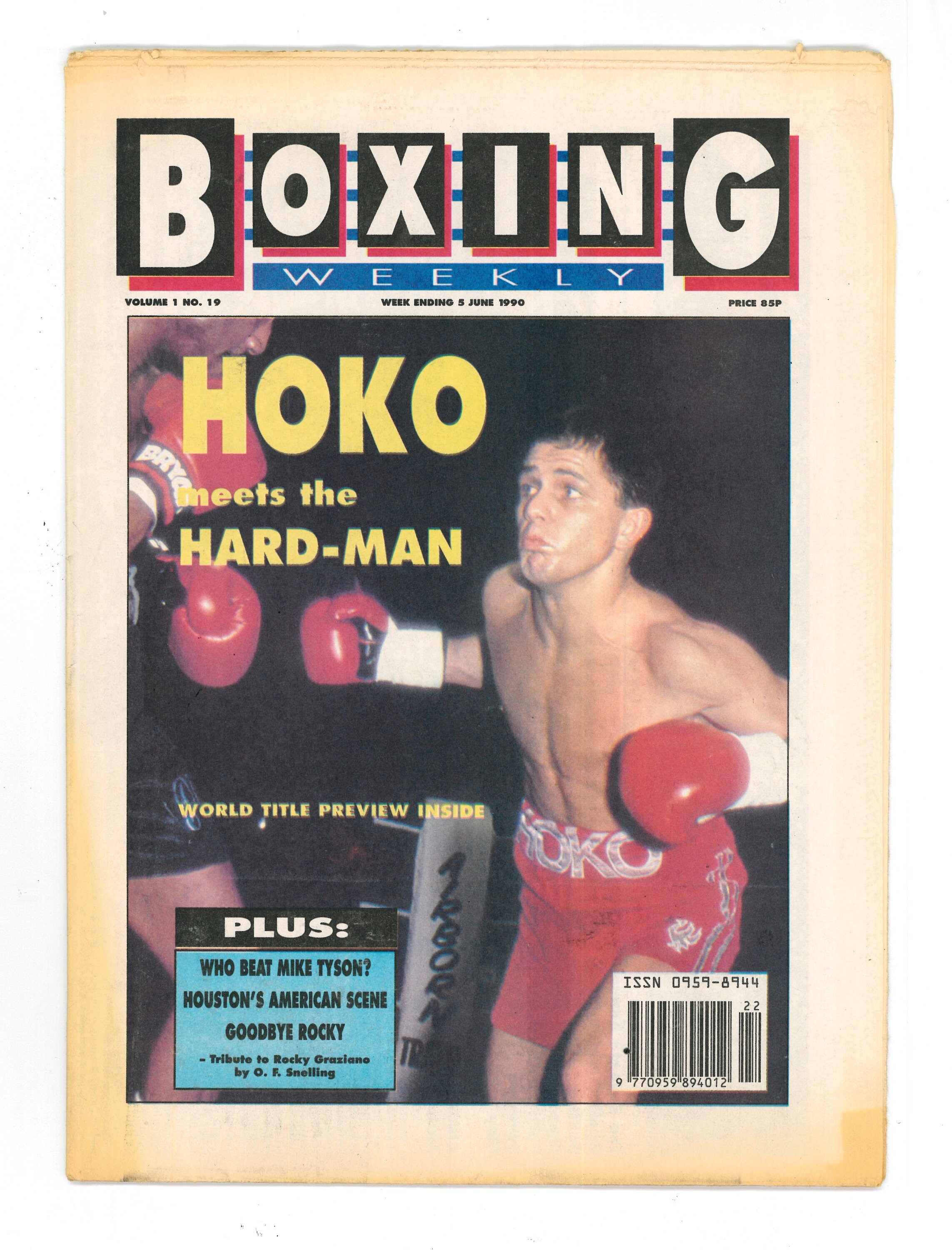 Boxing Weekly April May June 1990 Vintage Original Magazine - Etsy