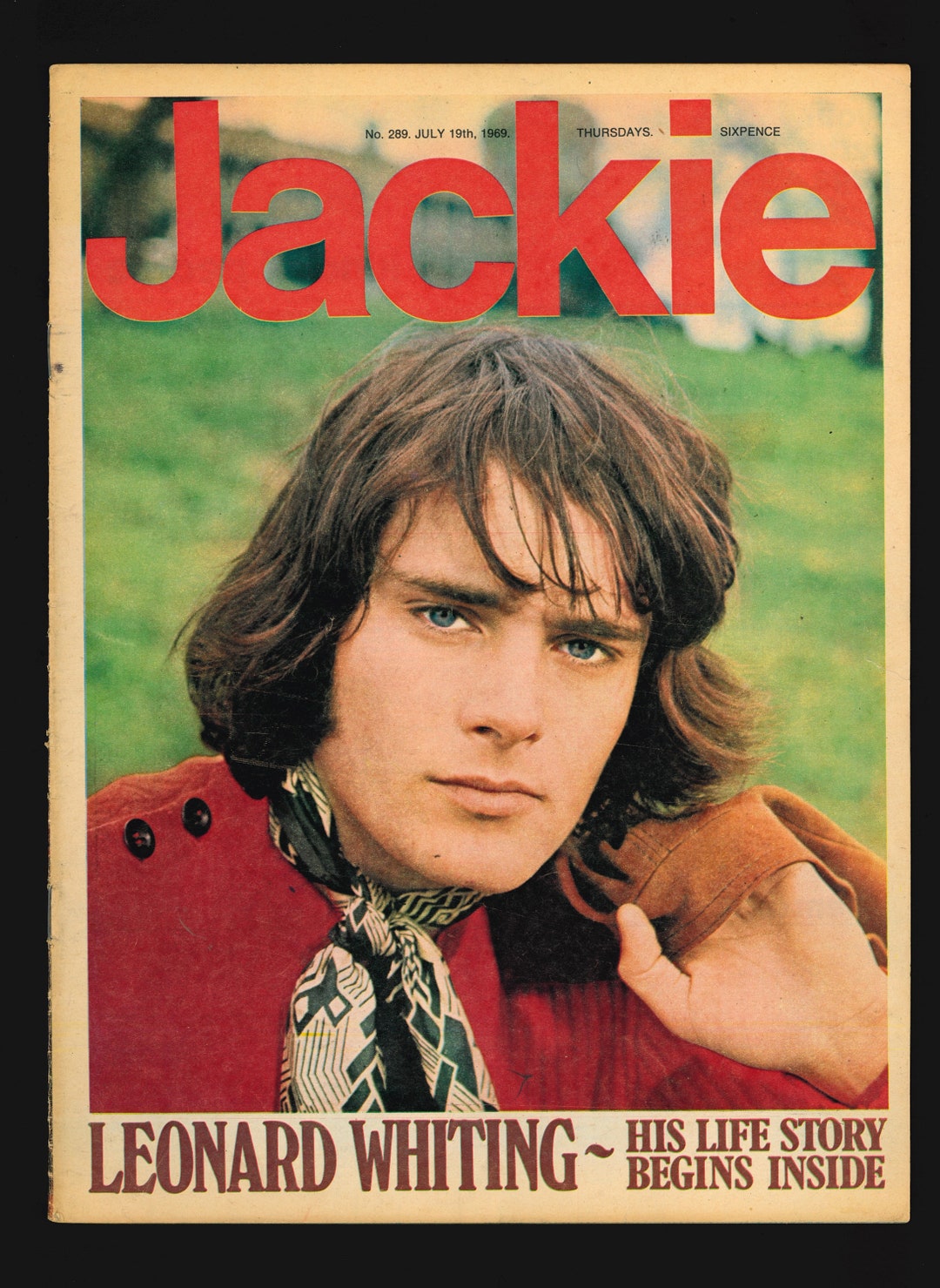 Jackie No 289 July 18 1969 Original Vintage Magazine Leonard Whiting - Etsy