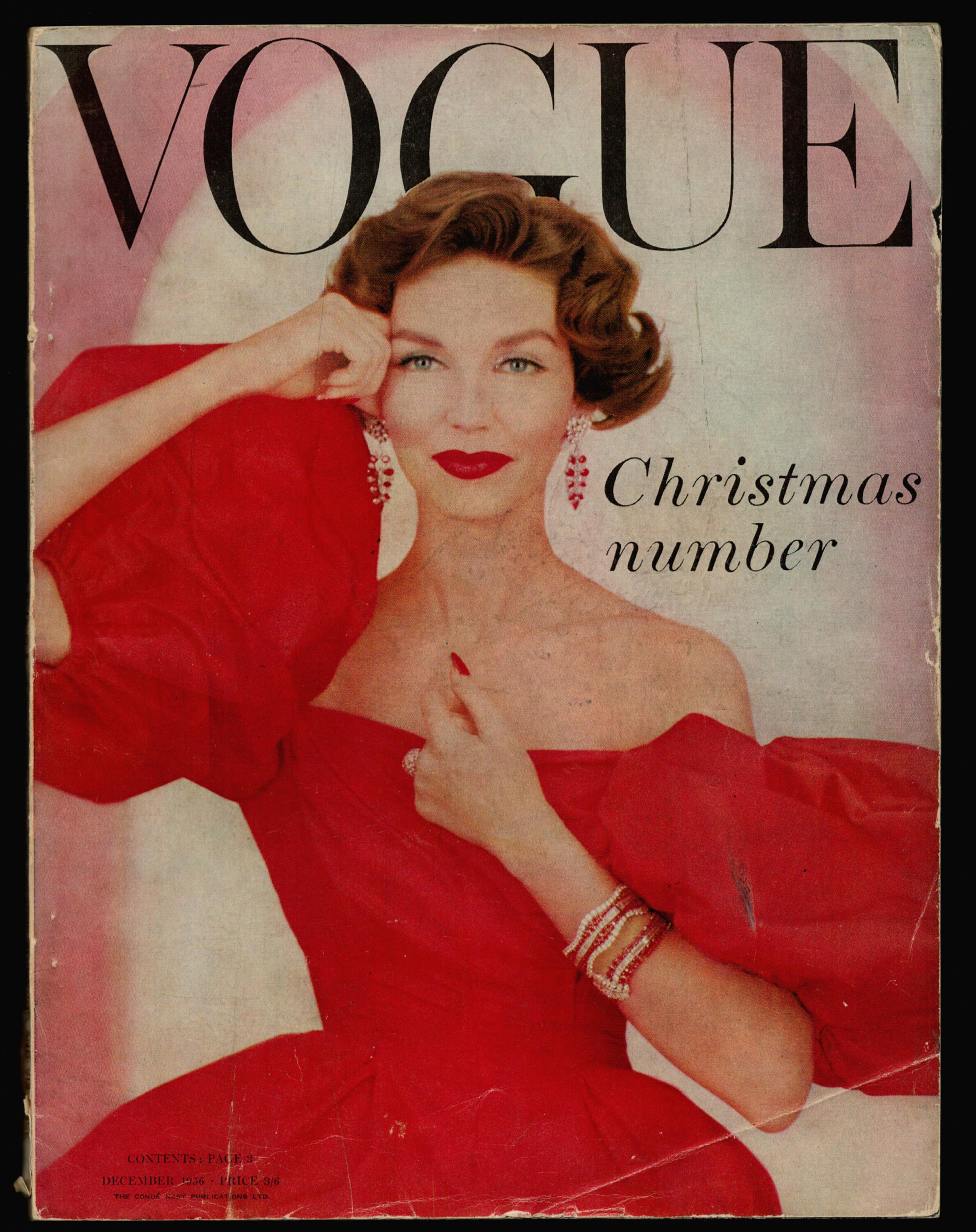 Vintage Vogue Christmas Magazine Covers