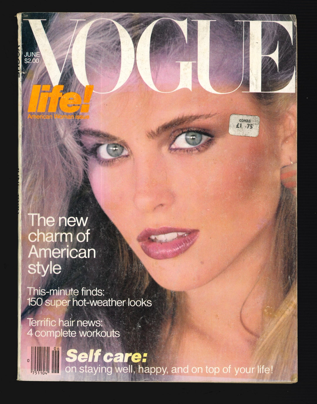 Vogue US June 1980 Original Vintage American Fashion Magazine - Etsy