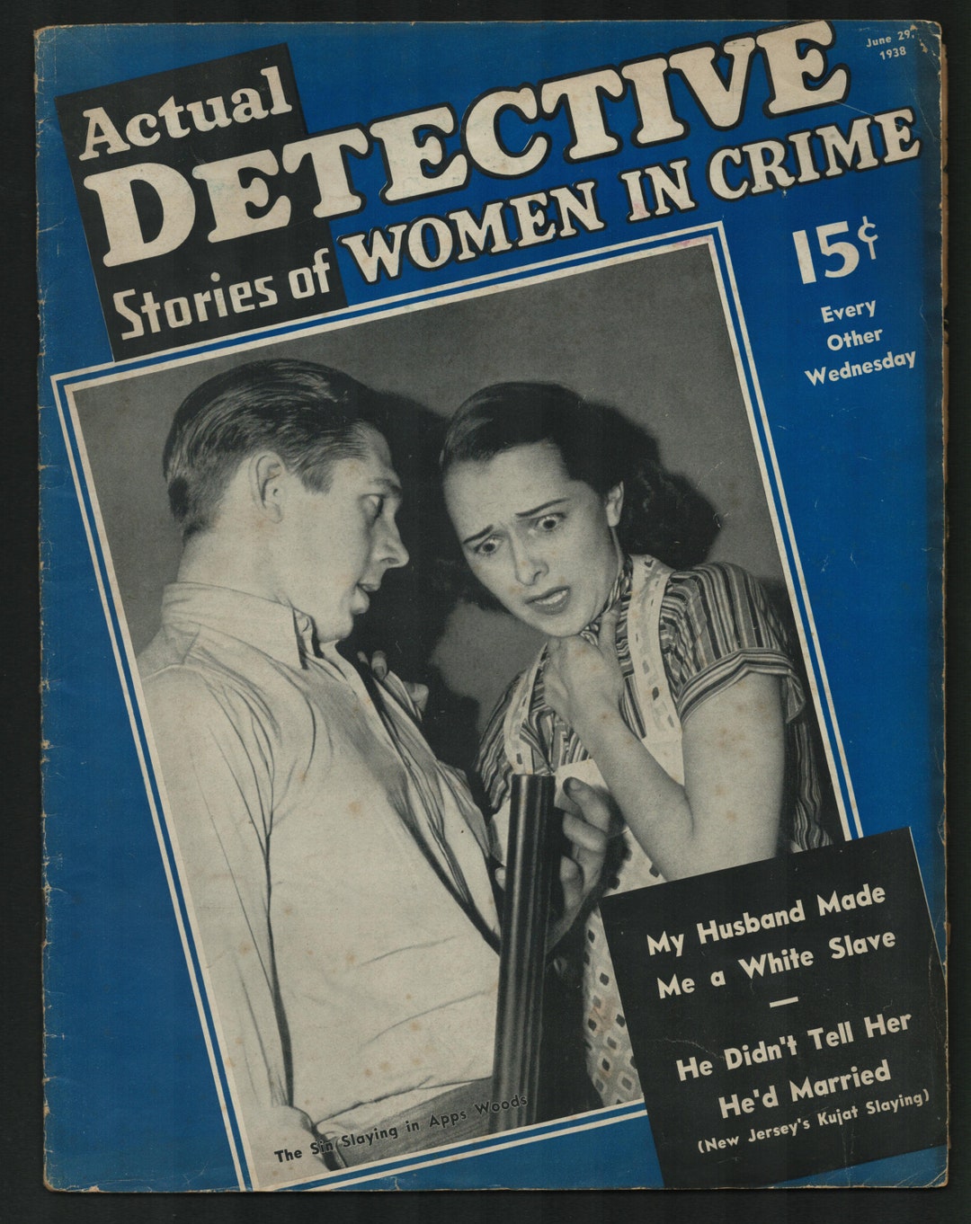 Actual Detective Stories of Women in Crime June 1938 Original Rare ...