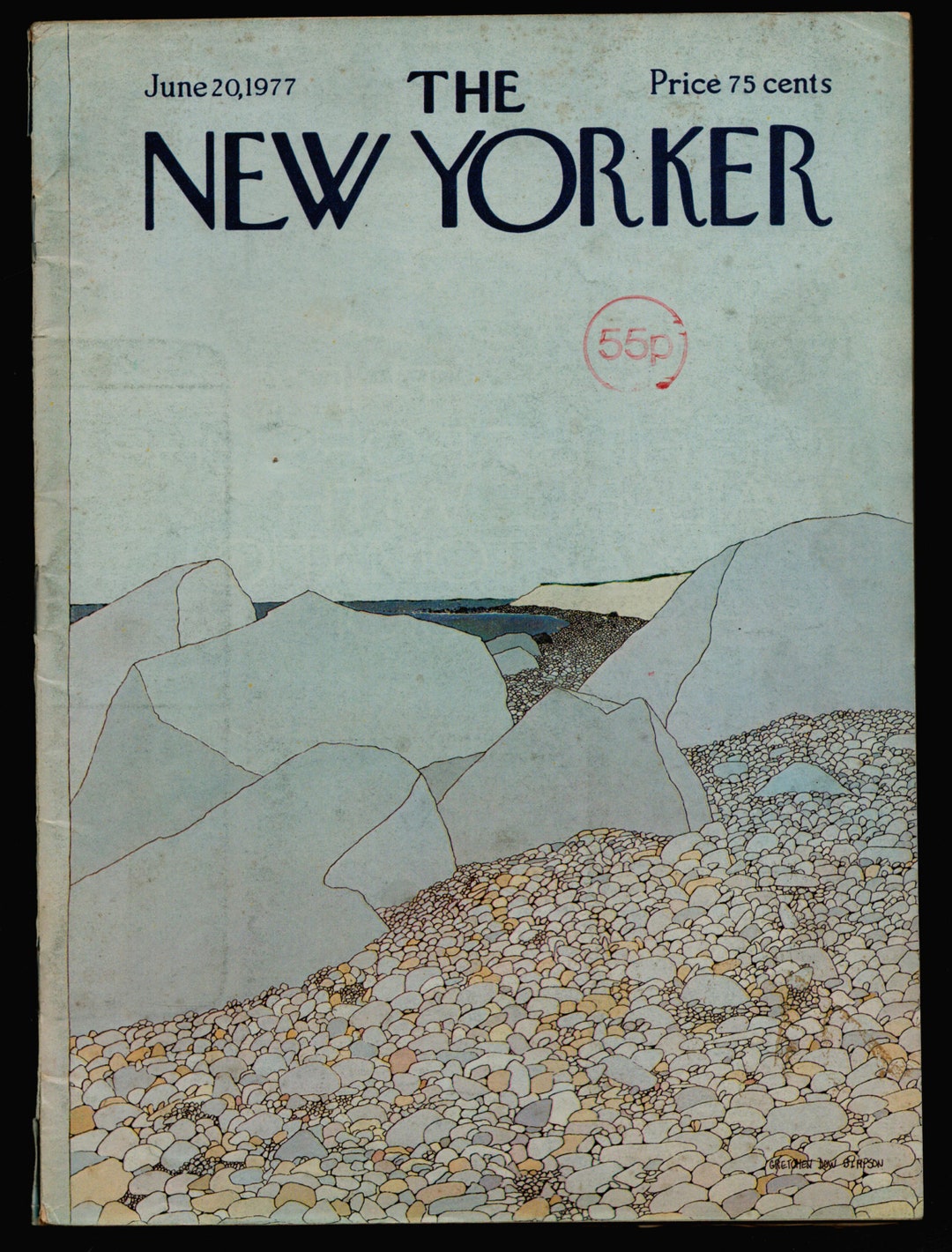 New Yorker June 20 1977 Full Magazine/theme Cover Gretchen Dow Simpson ...