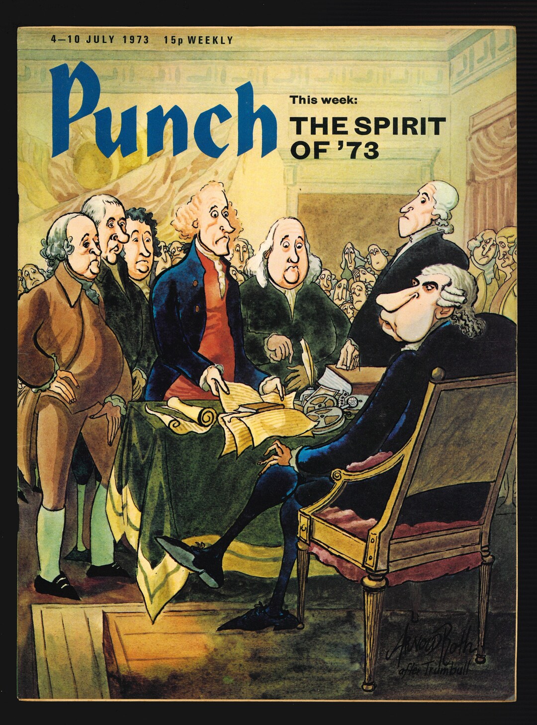 Punch July 1973 Bundle of 4 Copies Vintage Original Satire Magazine - Etsy